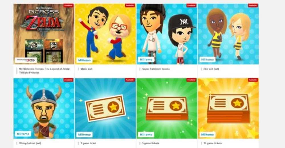 Miitomo Outfits Included in New My Nintendo Rewards