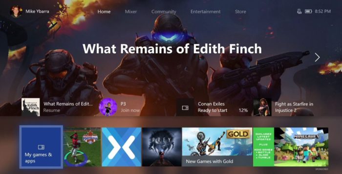 Microsoft: Xbox One X Will Have a Better-Performing Dashboard