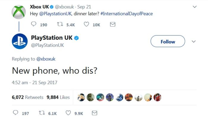 Twitter Shenanigans Ensue After Xbox Asks PlayStation to Dinner ...