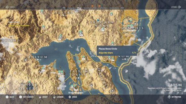 Assassin's Creed Origins: All Stone Circles Locations - Twinfinite