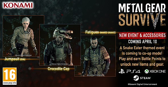 Throw on a Crocodile Cap in Metal Gear Survive This Month - Twinfinite