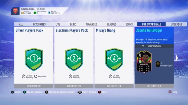 FIFA 19 Ultimate Team: How to Get FUT Swap Items & Players (November ...