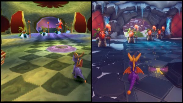 Spyro Original vs Reignited Trilogy Graphics Comparison - Twinfinite