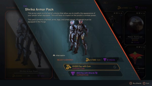 Anthem: How to Get Shrike Armor - Twinfinite