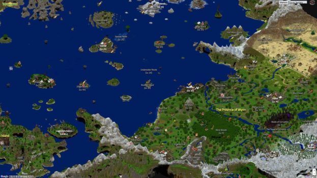 Wynncraft: What the Map Looks Like - Twinfinite