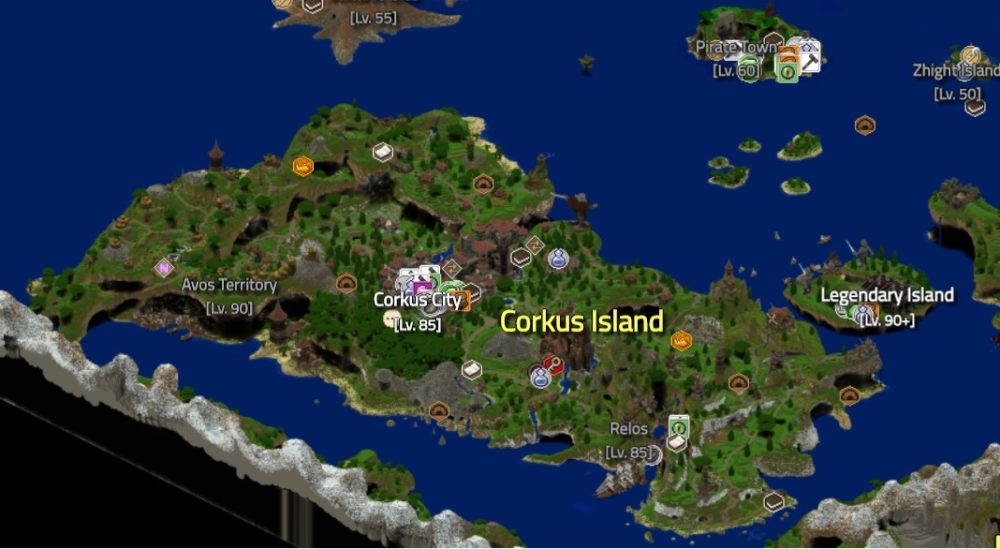 Wynncraft: What the Map Looks Like - Twinfinite