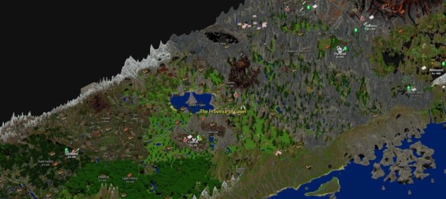 Wynncraft: What the Map Looks Like - Twinfinite