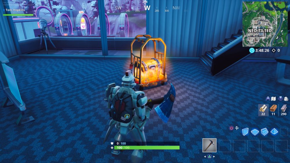 Fortnite Season 9: Neo Tilted Chest Spawn Locations
