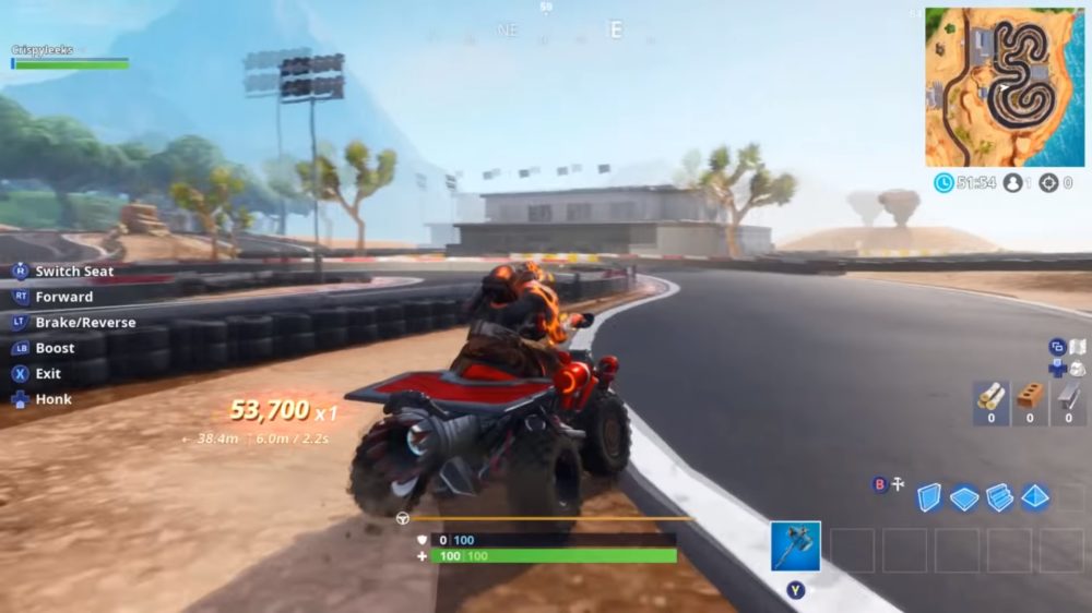 Fortnite: Desert Race Track, Snowy Race Track & Grasslands Race Track ...