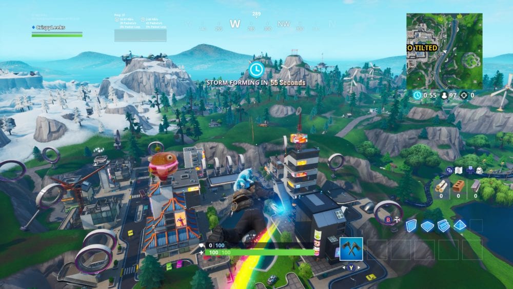 Fortbyte 100 Location: Tallest Building in Neo Tilted in Fortnite ...