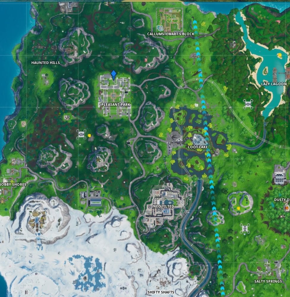 Fortbyte 37 Location: Disaster Bunker in Pleasant Park in Fortnite ...