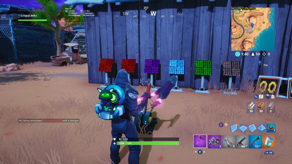 Fortbyte 28 Location: Pattern Match Puzzle Outside Desert Junkyard ...