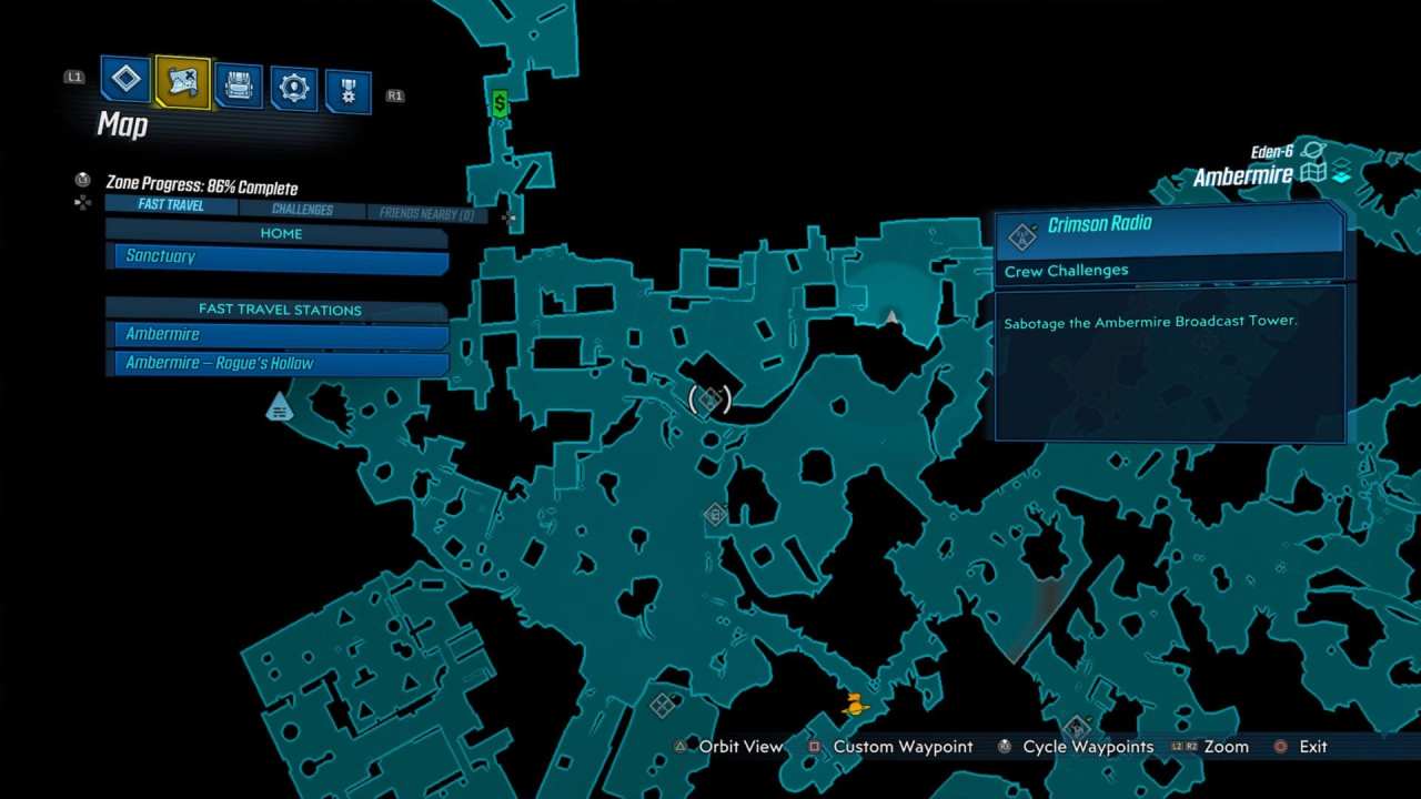 Borderlands 3 Ambermire Crew Challenge Locations: Typhon Logs, Crimson ...