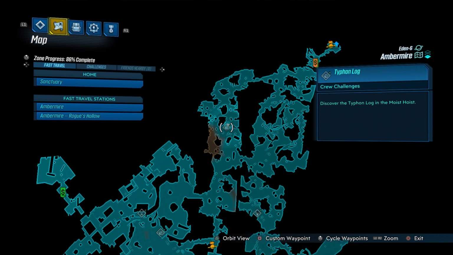 Borderlands 3 Ambermire Crew Challenge Locations: Typhon Logs, Crimson ...