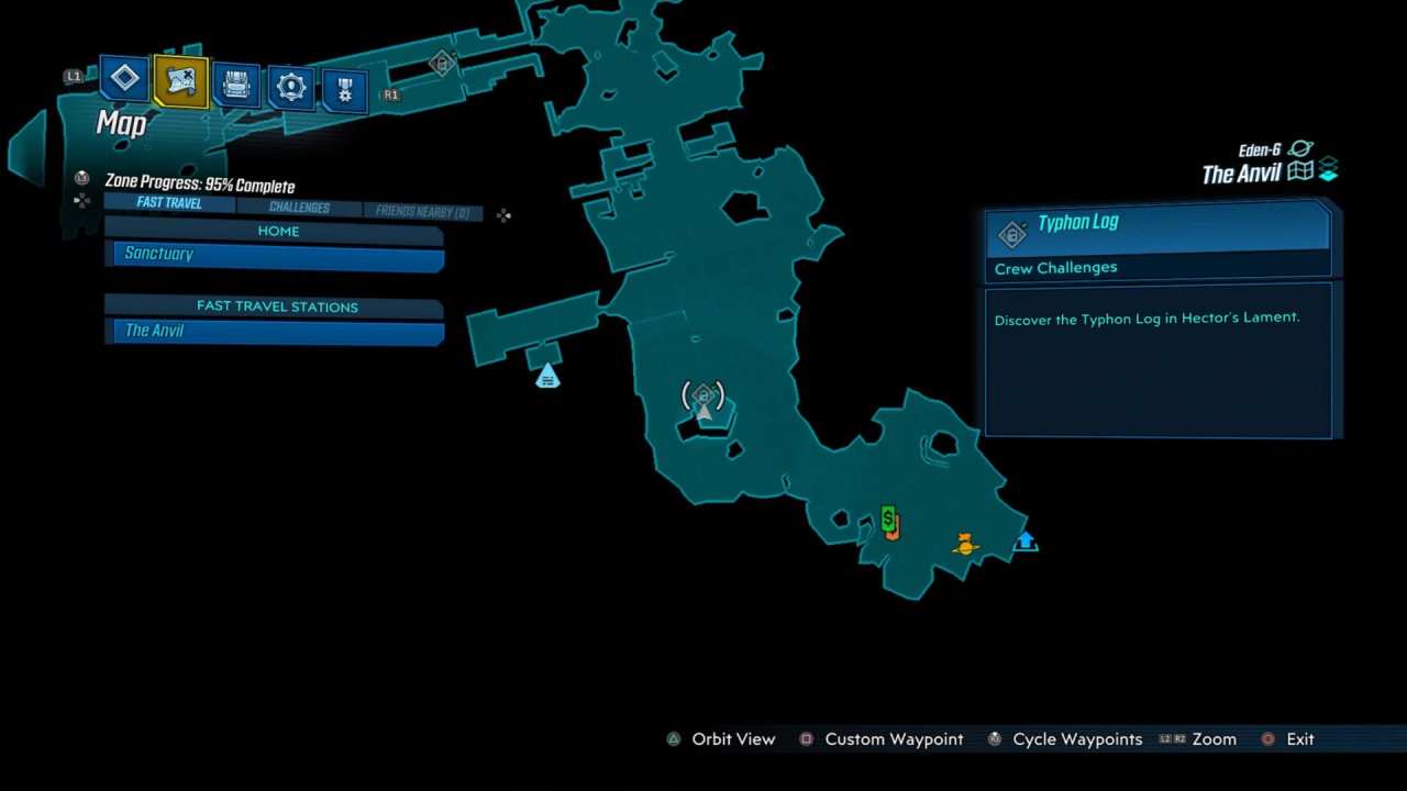 Borderlands 3 Anvil Crew Challenge Locations: Typhon Logs, Dead ...