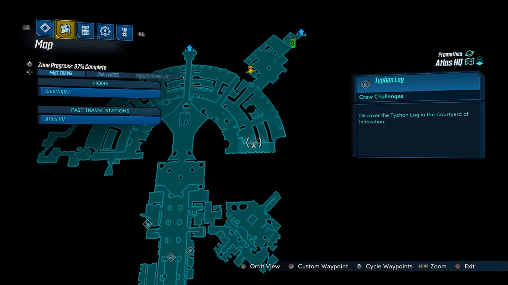 Borderlands 3 Atlus HQ Crew Challenge Locations: Typhon Logs, Dead Drop ...
