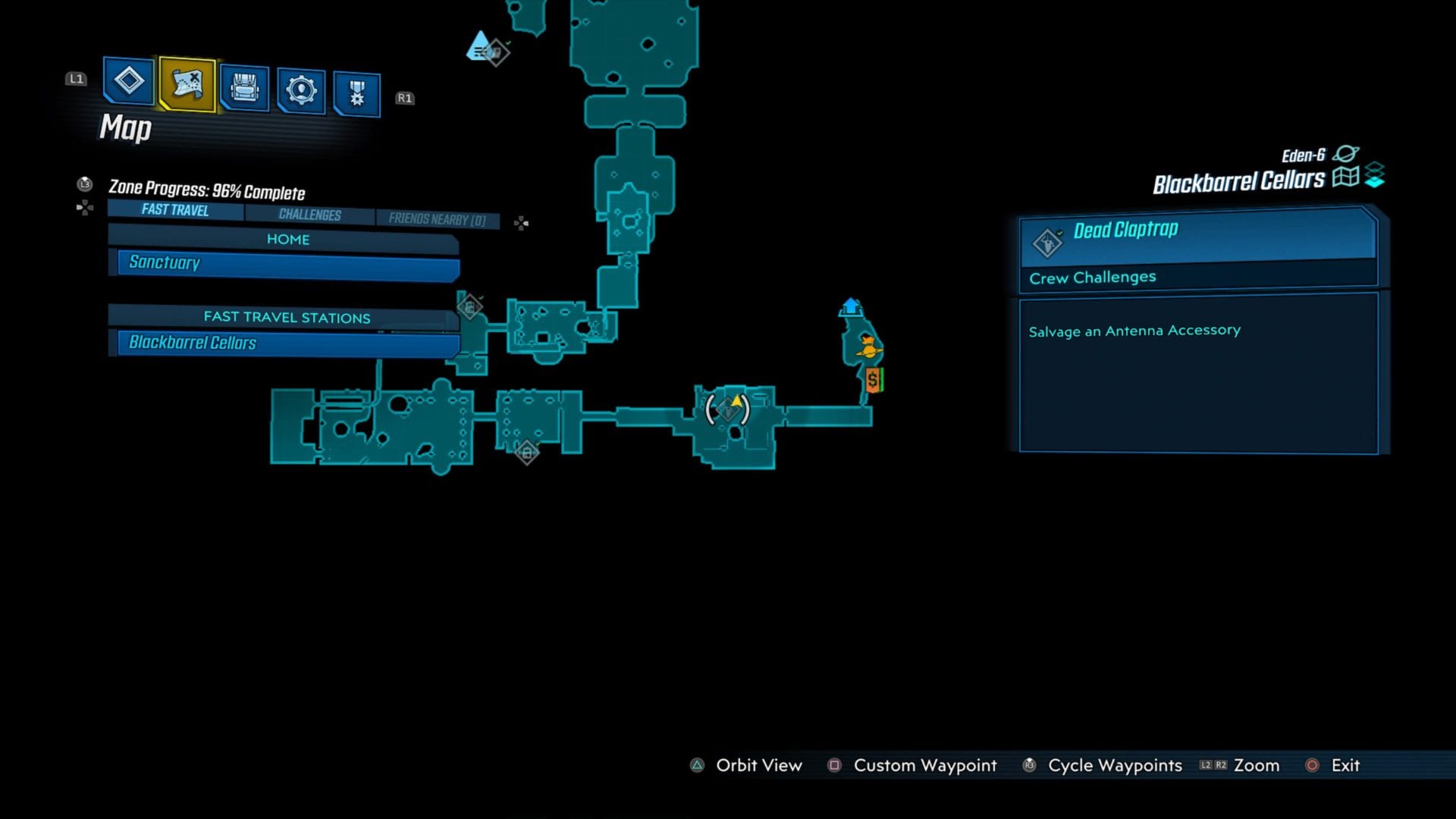 Borderlands 3 Blackbarrel Cellars Crew Challenge Locations: Typhon Logs ...
