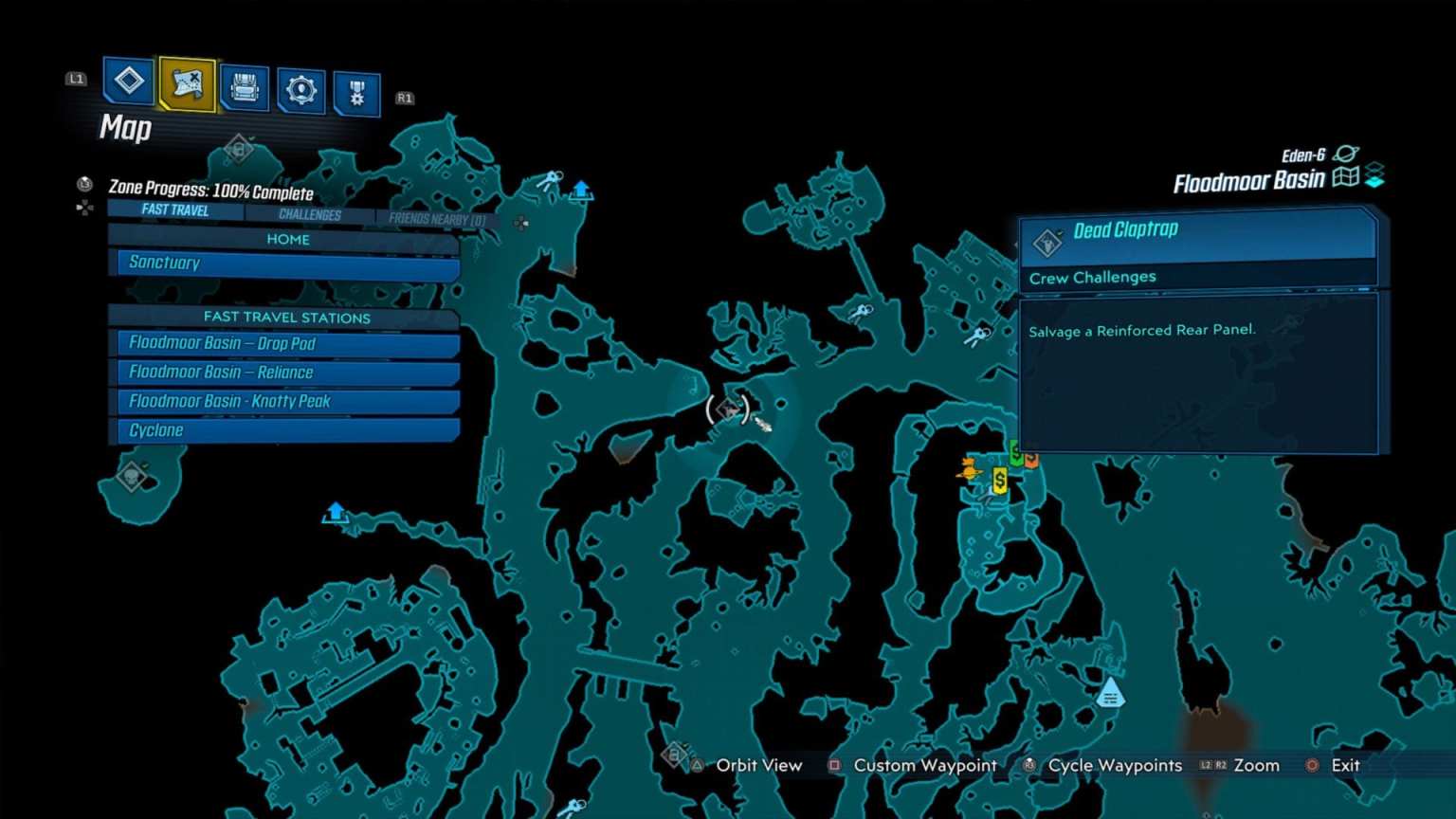 Borderlands 3 Floodmoor Basin Crew Challenge Locations: Typhon Logs ...