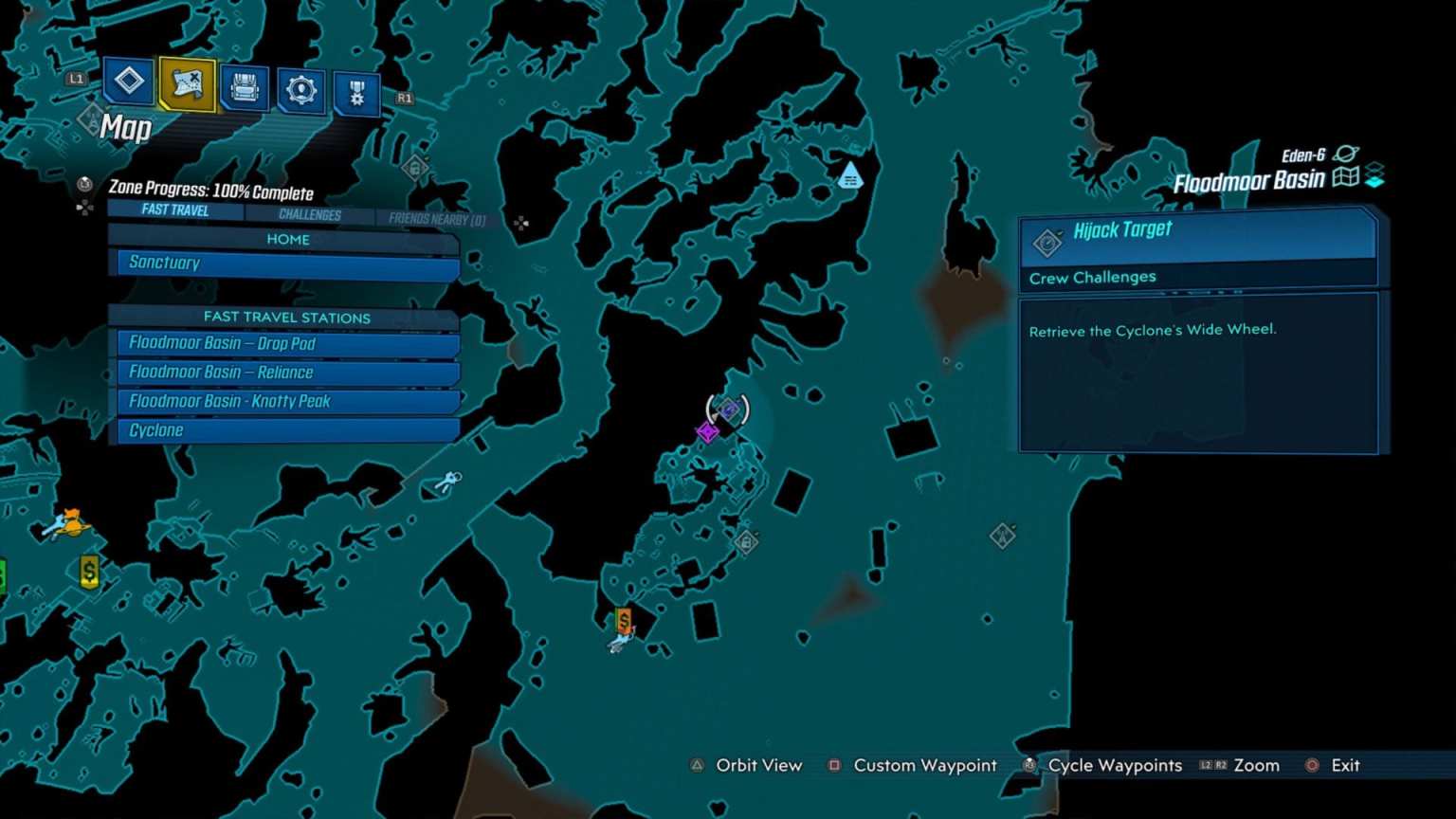 Borderlands 3 Floodmoor Basin Crew Challenge Locations: Typhon Logs ...