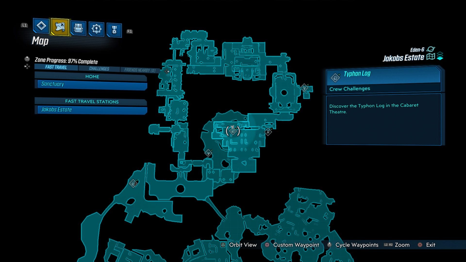 Borderlands 3 Jakobs Estate Crew Challenge Locations: Typhon Logs, Dead ...