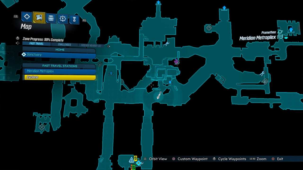 Borderlands 3: Meridian Metroplex Typhon Log Locations