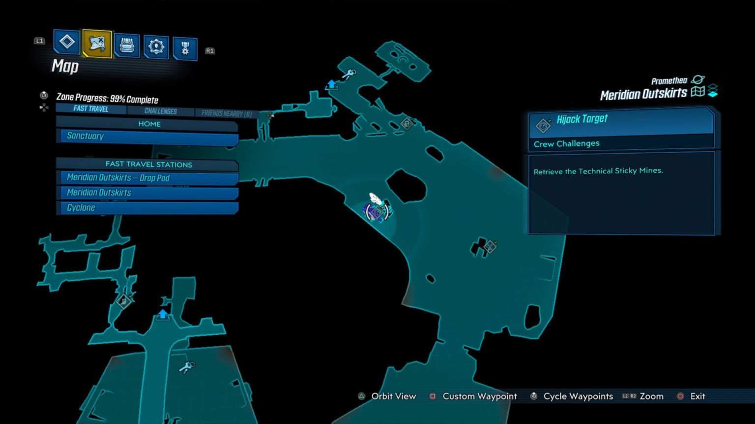 Borderlands 3 Meridian Outskirts Crew Challenge Locations: Typhon Logs ...