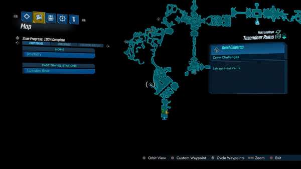 Borderlands 3 Tazendeer Ruins Crew Challenge Locations: Typhon Logs ...