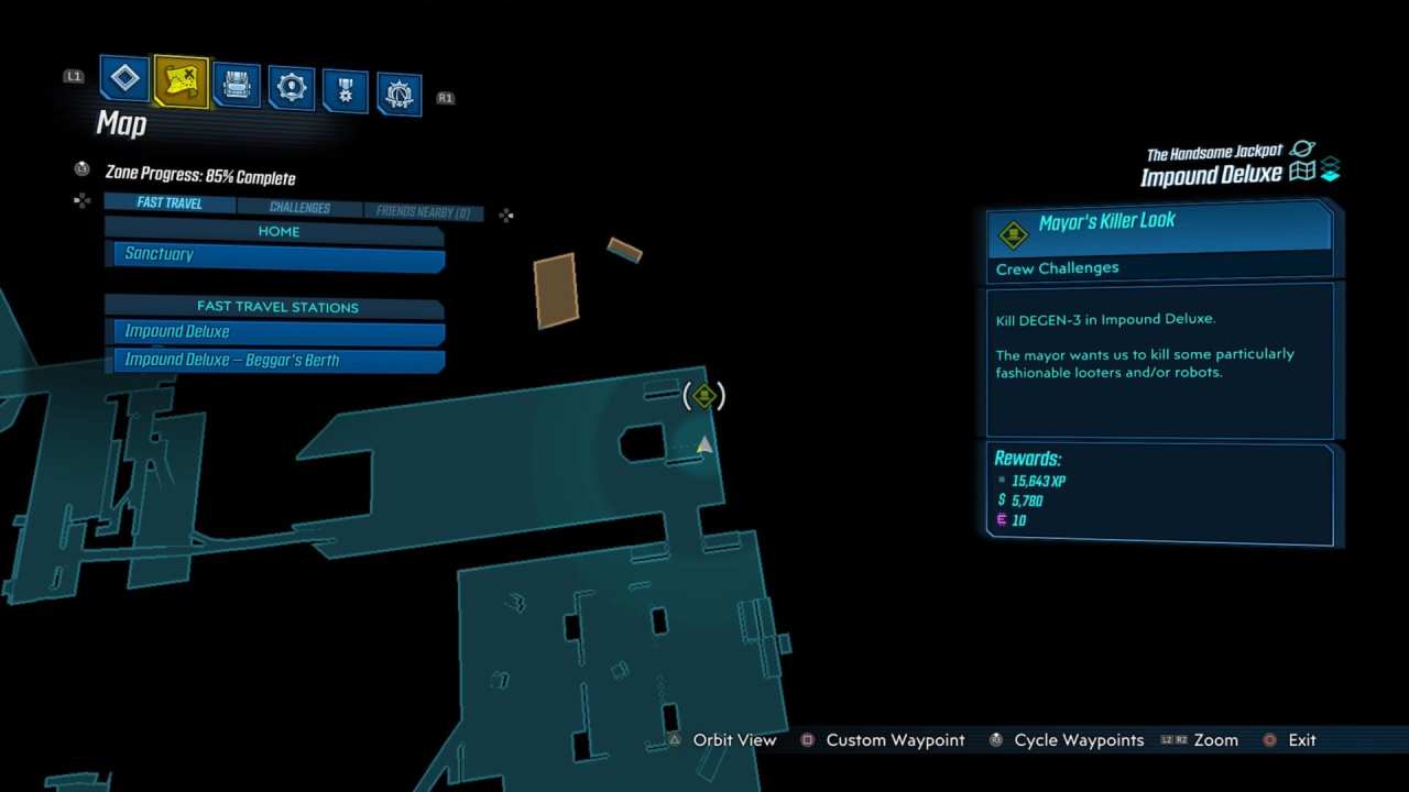 Borderlands 3 Moxxi's Heist: All Mayor's Killer Look Locations