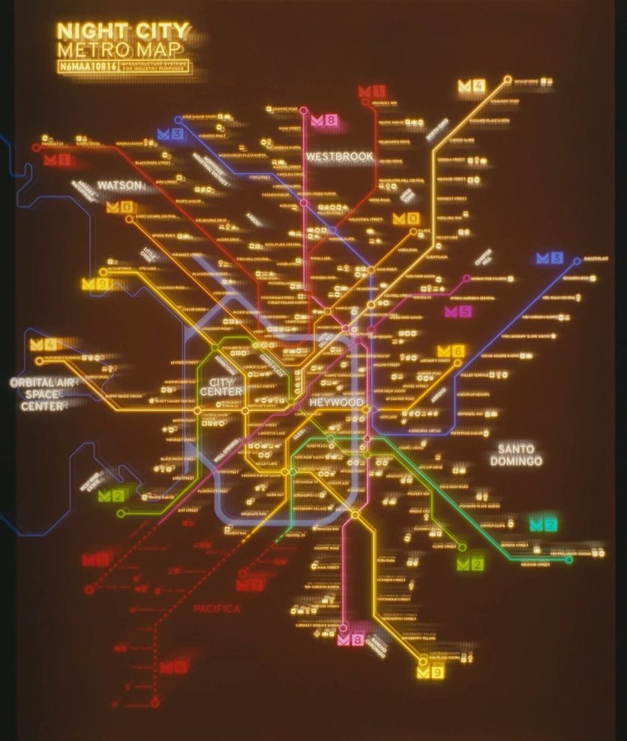 Cyberpunk 2077 Map Size Possibly Revealed by Deluxe Edition Art Book ...