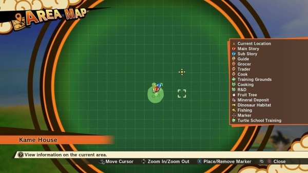 Dragon Ball Z: How to Open Map & Set Markers - Twinfinite