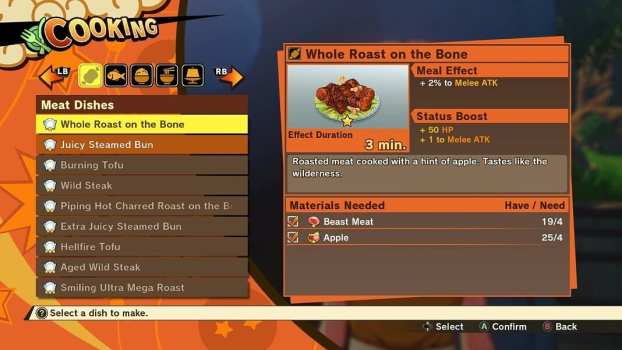 Dragon Ball Z Kakarot: How to Get Food & Make Meals - Twinfinite
