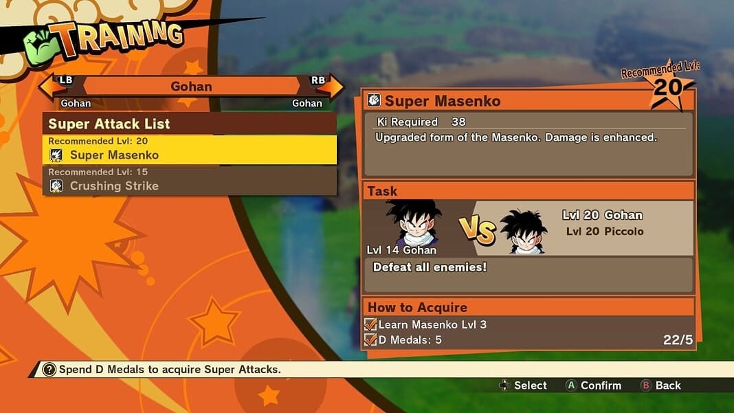 Dragon Ball Z Kakarot: How to Get D Medals & How to Use Them - Twinfinite