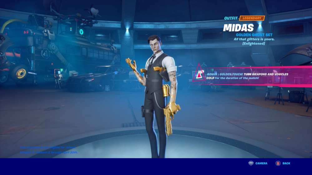 Fortnite Chapter 2 Season 2 Tier 100 Skin: What the Midas Skin Looks Like