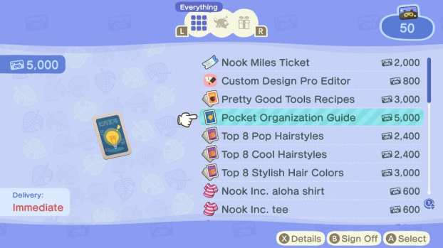 Animal Crossing New Horizons: How to Increase Inventory Size - Twinfinite