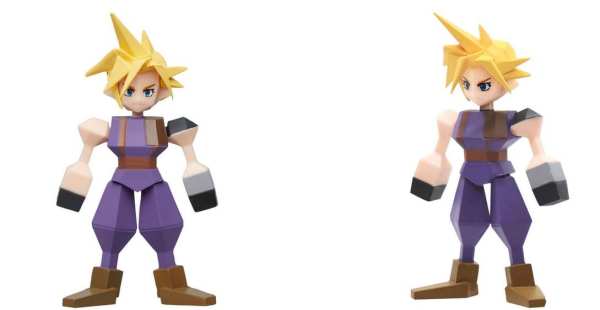 Square Enix Announces Final Fantasy VII Classic Polygon Figures, Pre ...