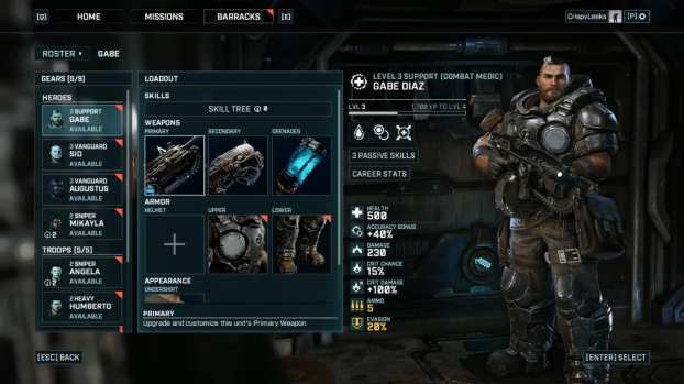 Gears Tactics: How to Upgrade Weapons & Armor - Twinfinite