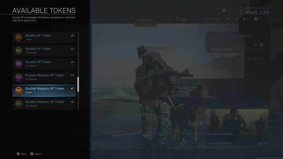 Modern Warfare: How to Get Double Weapon XP Tokens - Twinfinite