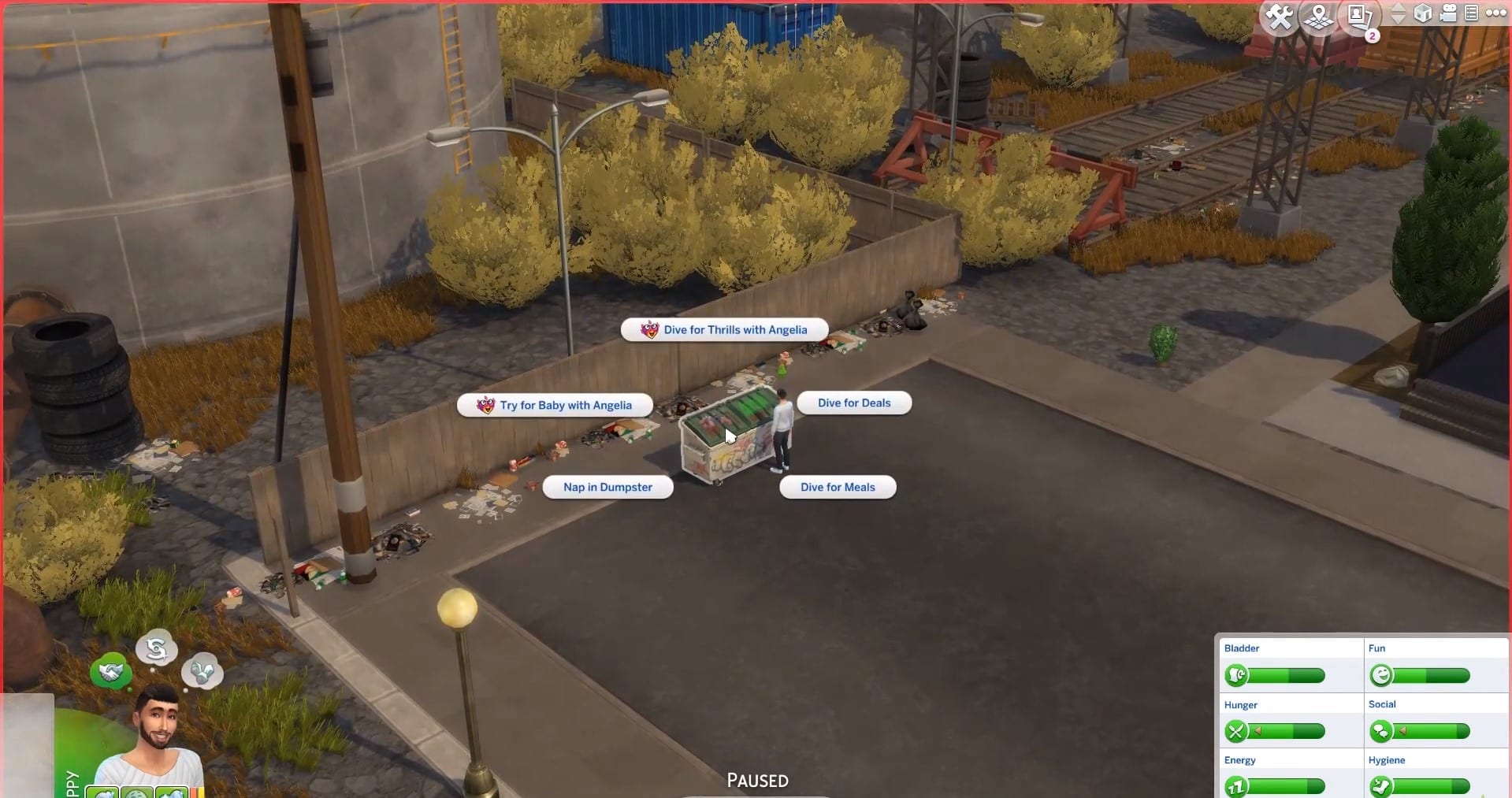 Sims 4 Eco Lifestyle: How to Go Dumpster Diving - Twinfinite