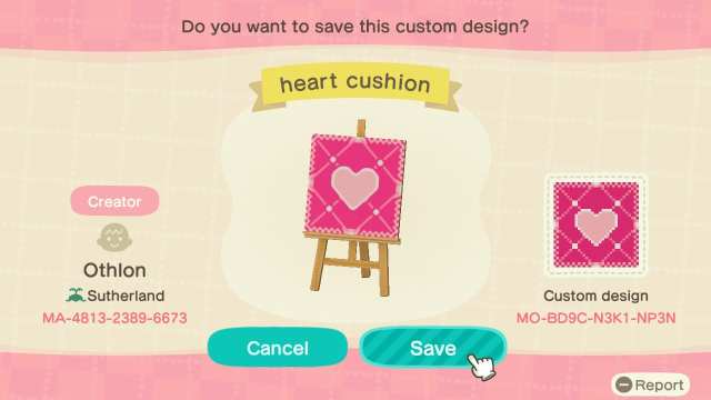 Animal Crossing New Horizons: Best Cushion Custom Designs