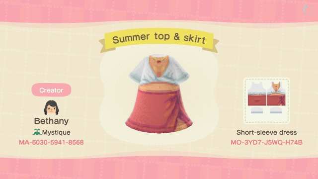 10 Cute Animal Crossing Outfits to Beat the Sizzling Summer Heat