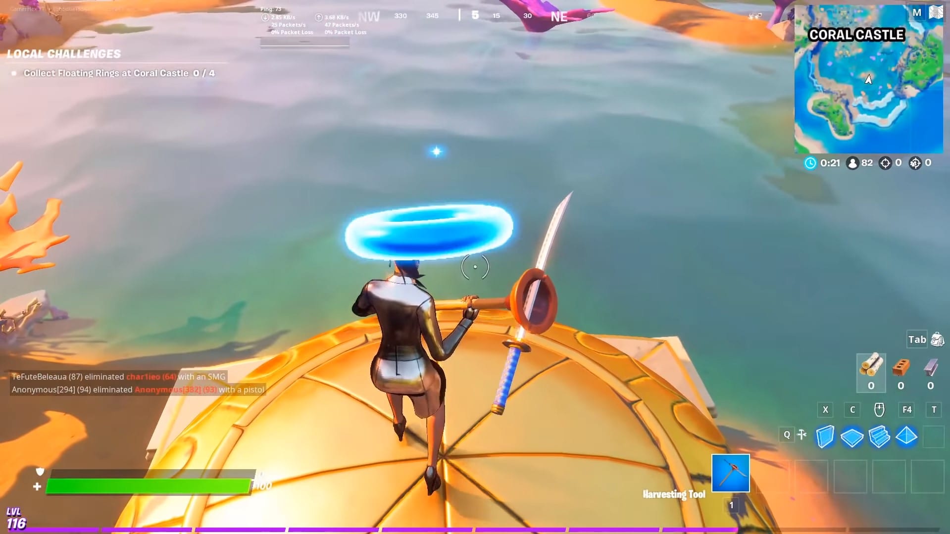 Fortnite Coral Castle Floating Rings Locations (Week 5 Challenge ...