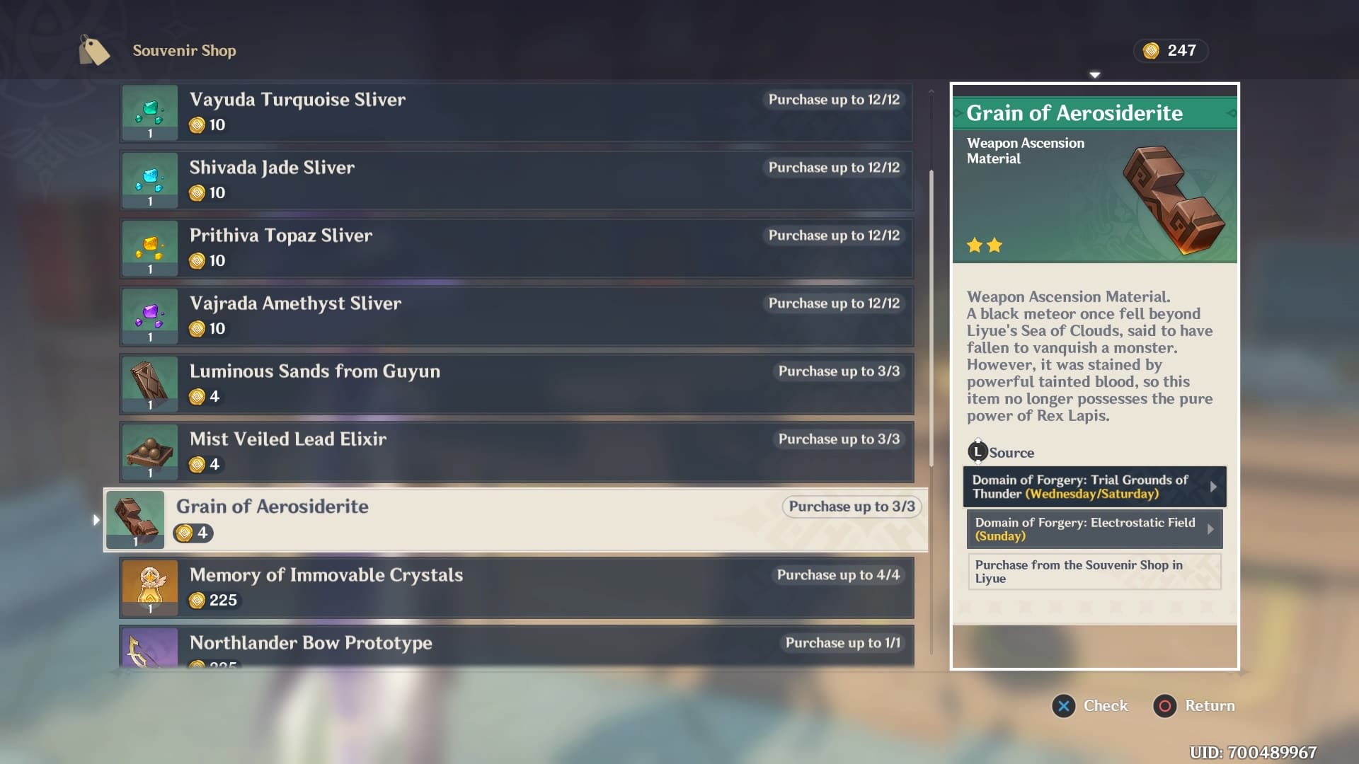 Genshin Impact: How to Get Grain of Aerosiderite - Twinfinite