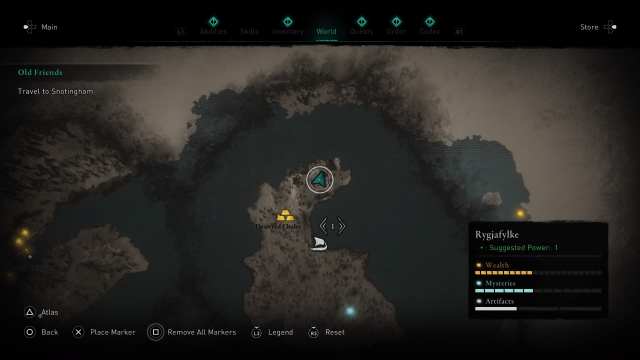 Assassin's Creed Valhalla: Deserted Chalet Chest Key Location