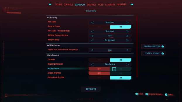 Cyberpunk 2077: How to Turn Off Nudity - Twinfinite