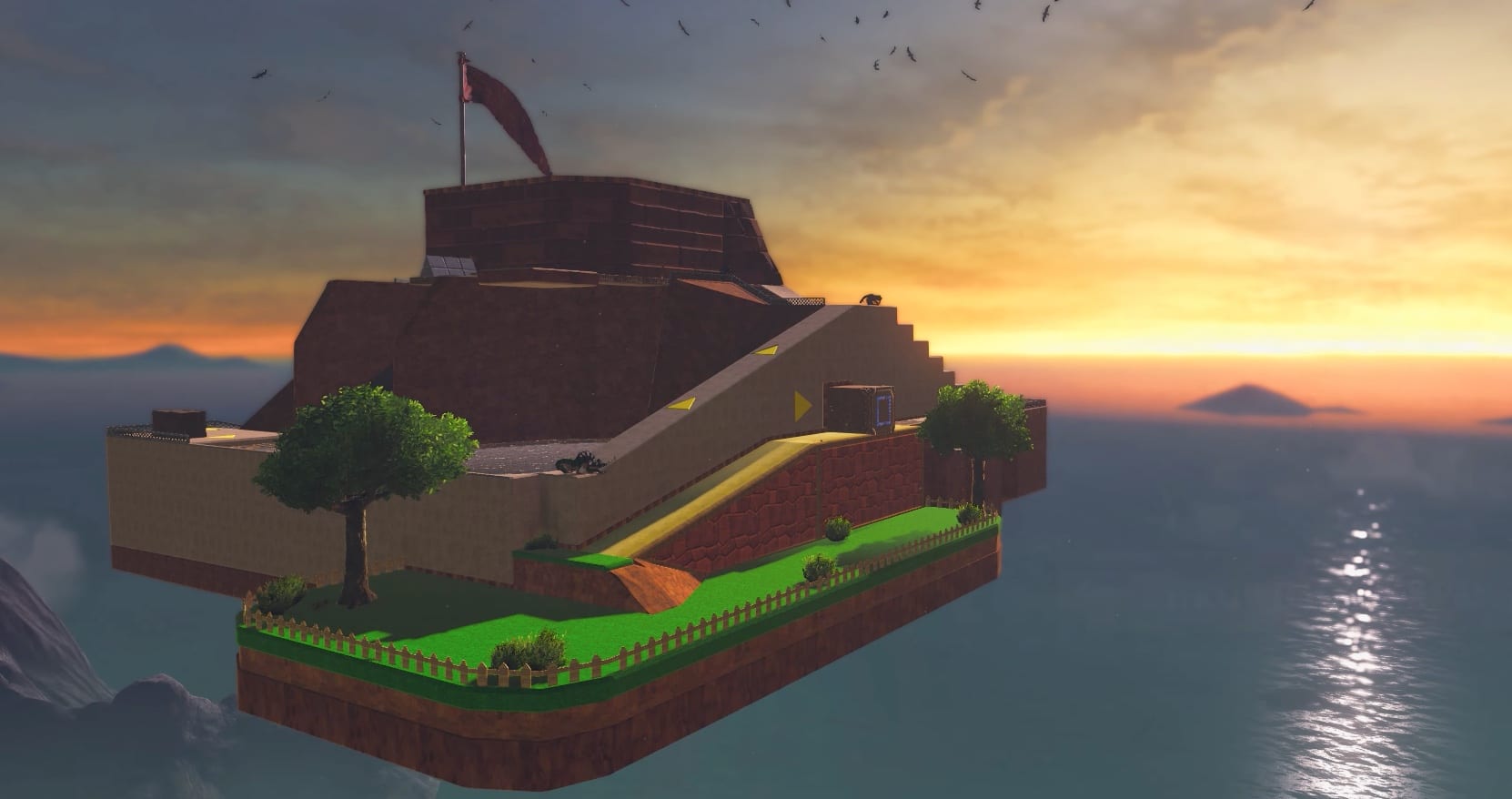 Modder Adds Super Mario 64's Whomp's Fortress to Zelda: Breath of the ...