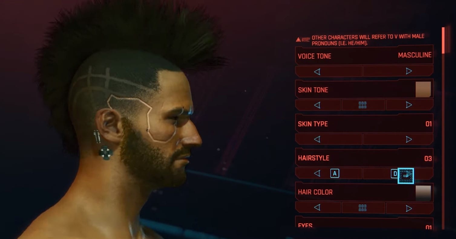 Cyberpunk 2077 All Hairstyles: How to Change Hair - Twinfinite