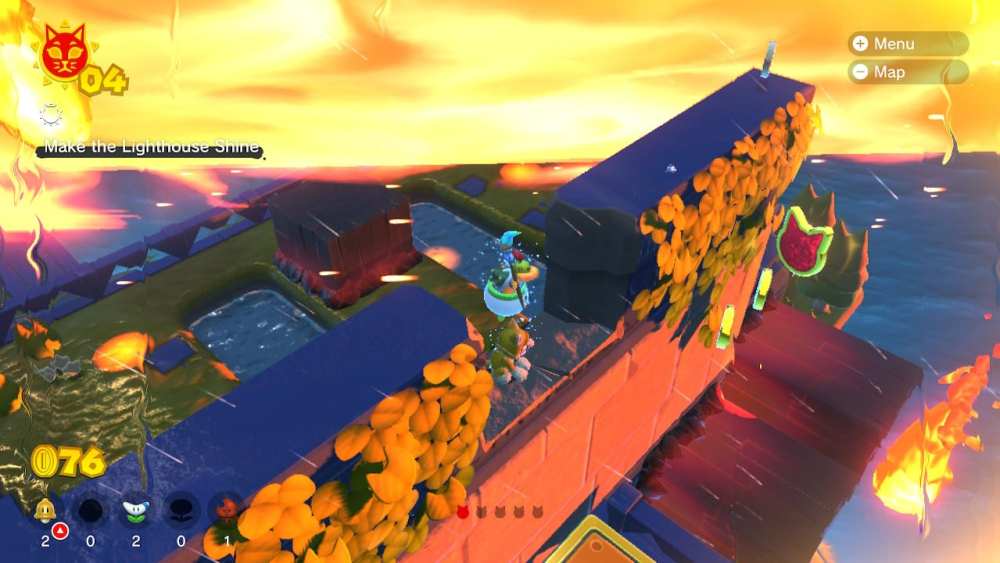 Bowser’s Fury Pounce Bounce Isle Shines: How to Get All Cat Shines