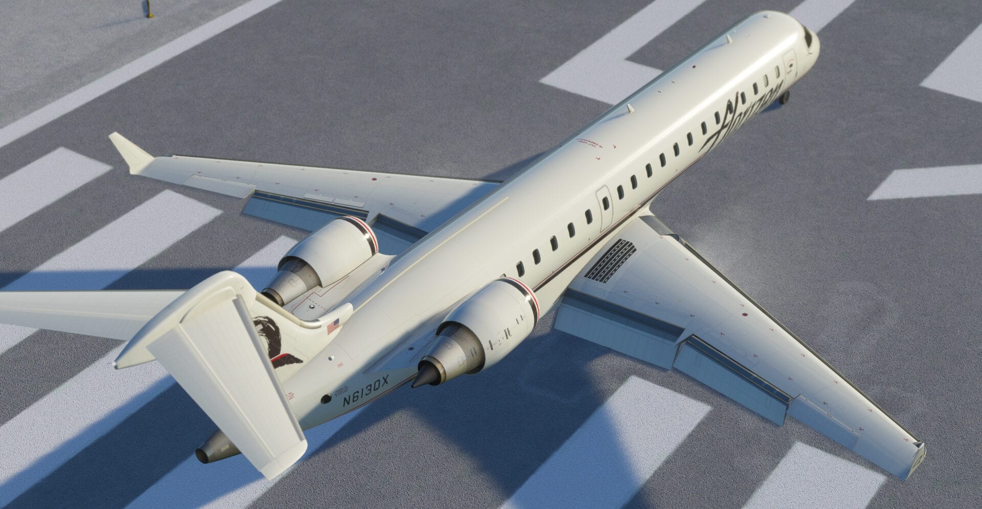 Se revela la librea de Microsoft Flight Simulator CRJ Horizon; El ...