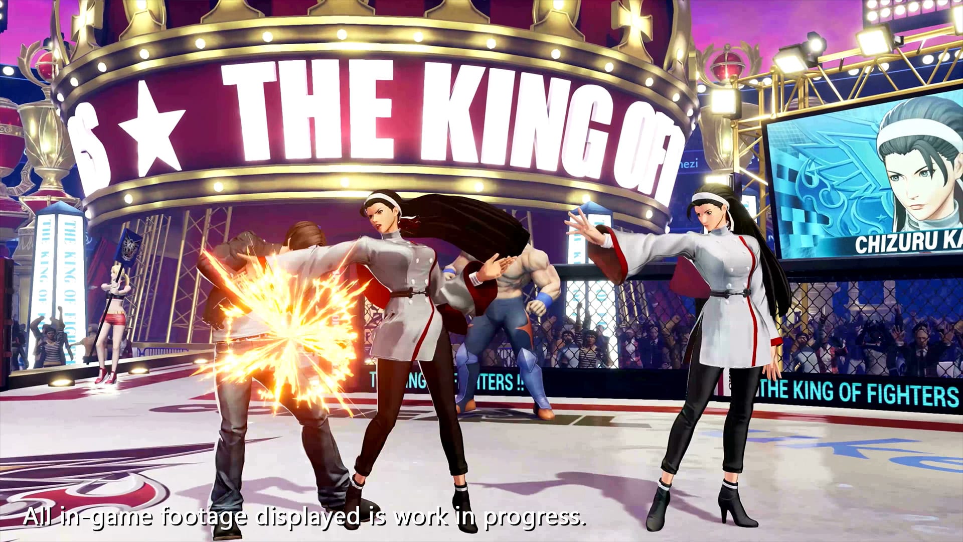 The King of Fighters XV revela a Chizuru Kagura; Samurai Shodown obtiene la jugabilidad de Cham ...