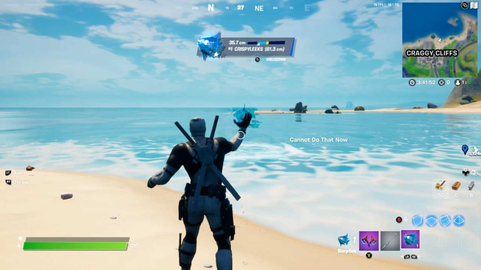 Fortnite: How to Throw a Fish Back in to Water (Season 5 Week 12 ...